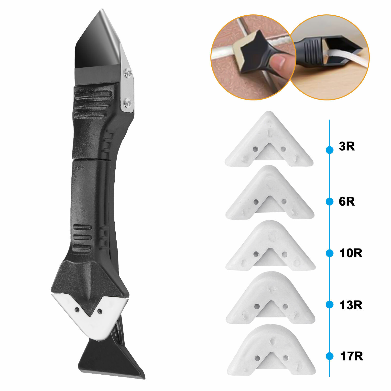 Glass Glue Angle Scrapers Adhesive Residue Scraper Seam Repair Tools ...