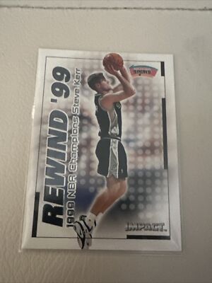 Steve Kerr 1999 SkyBox Impact Rewind '99 #11 RN | eBay