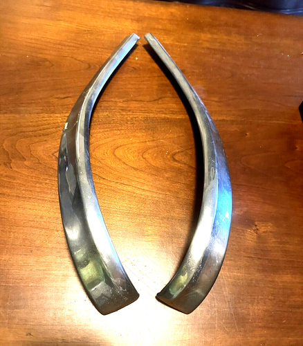 1955 Oldsmobile 88 2-door Rt & Lt Qtr Upper Moldings | eBay