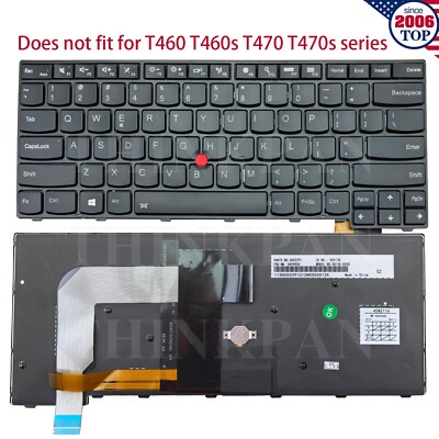 New US Backlit Keyboard Pointer for Lenovo ThinkPad T460P T470P 01EP427 ...