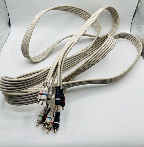 5 RCA to 5 RCA Component Video and Audio Cable- 10ft Cream | eBay