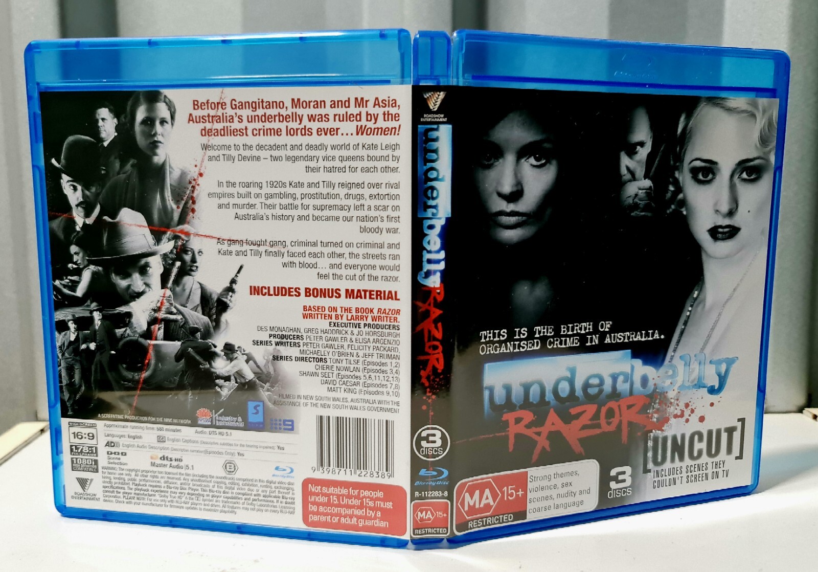 Underbelly : Razor - Region B, 3 × Disc Bluray Set, 2011. 9398711228389 ...