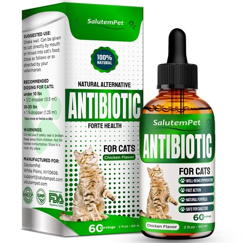 Natural Antibiotics for Cats | Cat Antibiotics | Supports Cat Allergy ...