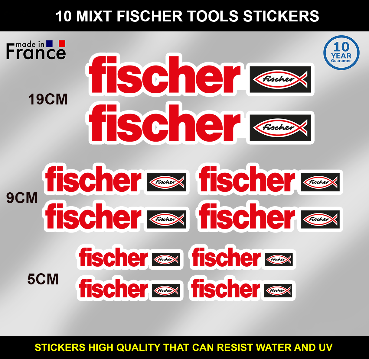 autocollant fischer tools Vinyle Originale | eBay