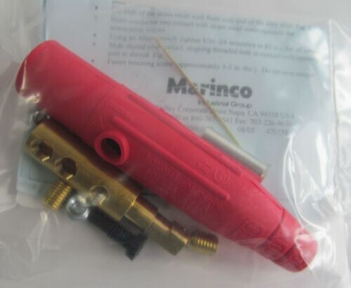 MARINCO CLM2M-C SINGLE PIN CONNECTOR MALE PLUG 150A 600V CAM-LOCK 8-2 ...