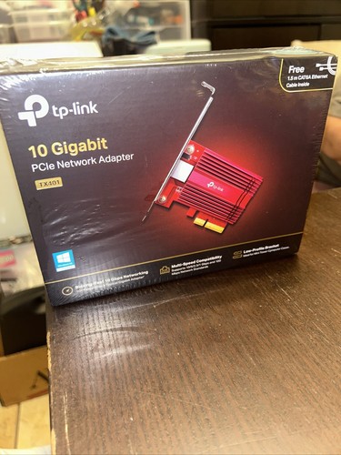 TP-Link TX401 10 Gigabit PCI-E Express 3.0 x4 Adapter w Low Profile ...