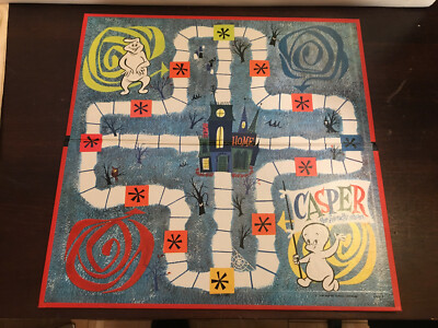 Casper The Friendly Ghost Game Part, Board & Spinner Board 1959 Milton ...