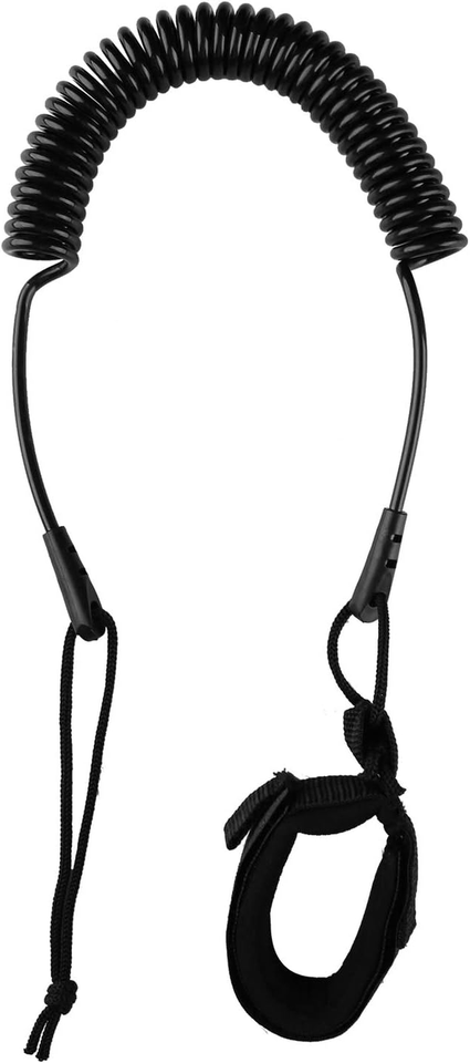 10' Coiled SUP Leash – Paddleboard Leg Rope Strap for Surf & Stand Up ...