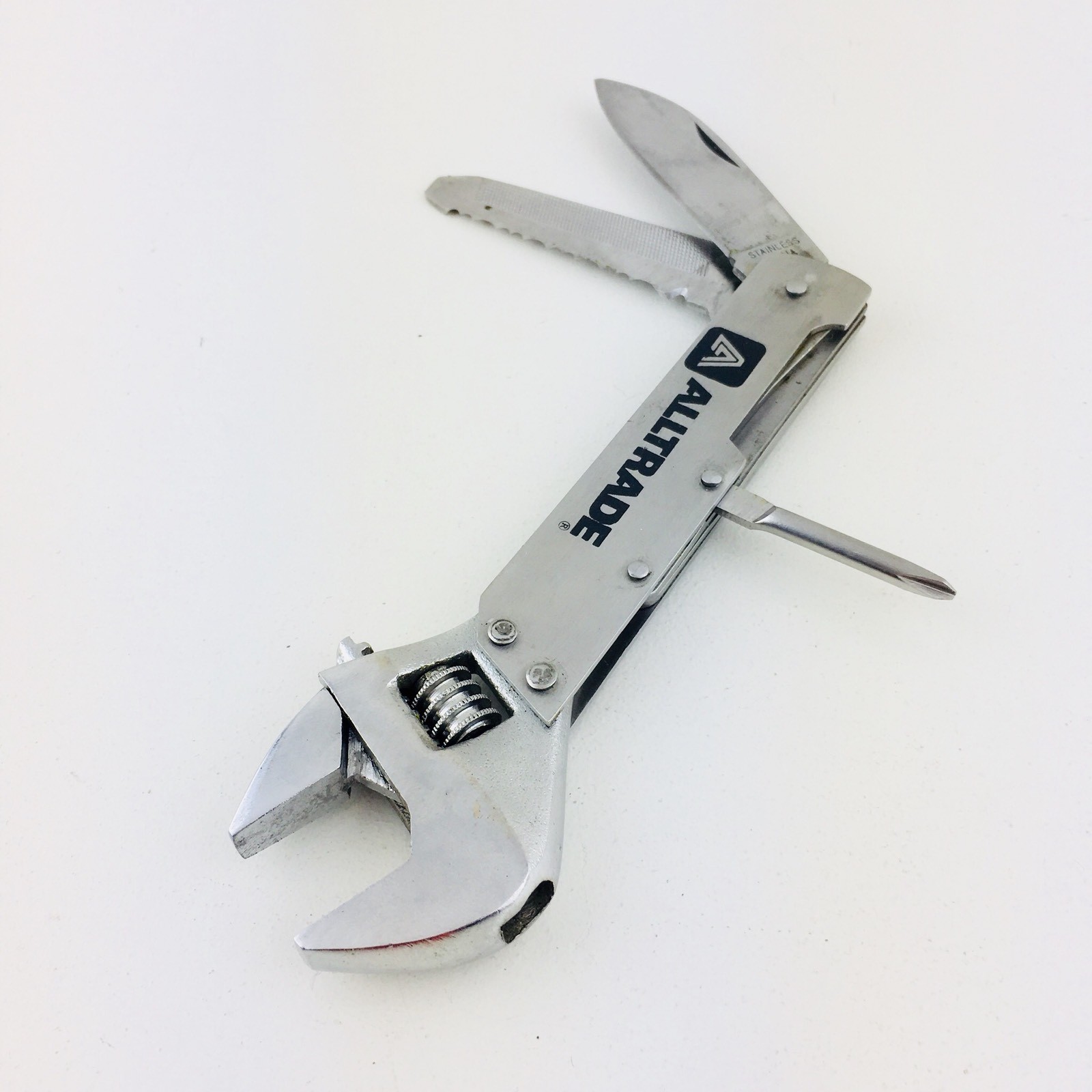 ALLTRADE POCKET MULTI TOOL SET WITH CASE 11 FUNCTIONS STAINLESS *FREE ...