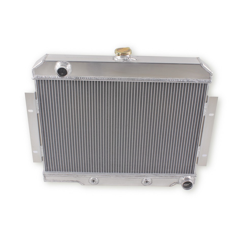 For 1972-1986 Jeep CJ5 CJ6 CJ7 V8 Chevy 3 Row Aluminum Radiator w/ Fan ...