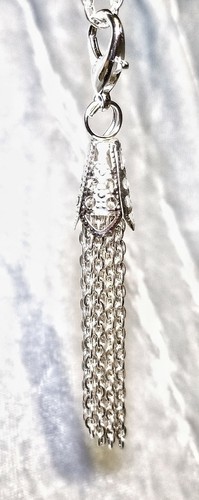 Tassels Clip-on Charms for Backpack Purse Zipper Metal Silk STOCKING ...