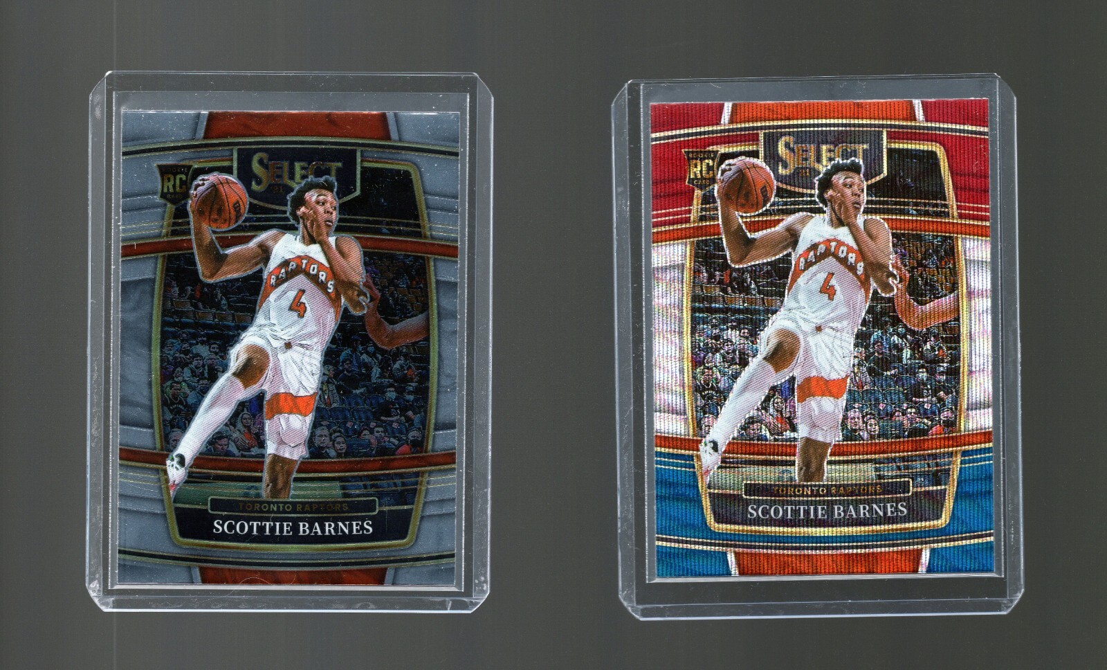 2021-22 Panini Select Scottie Barnes 2 Card Lot (See Description ...