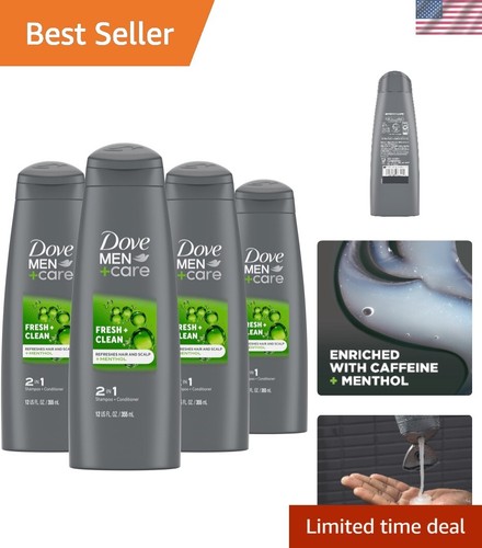 Daily Use 2-in-1 Shampoo and Conditioner - Stronger, Thicker Hair with ...