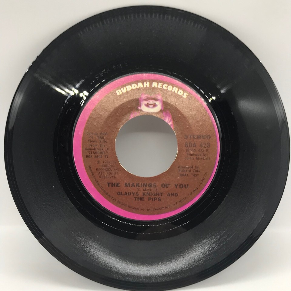 GLADYS KNIGHT & THE PIPS {R&B Soul 45} ON AND ON / THE MAKINGS OF YOU ...