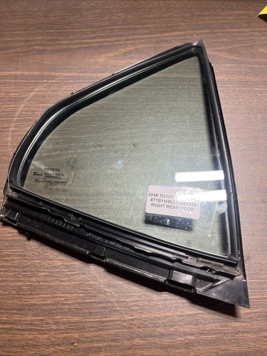 2018-2023 TOYOTA CAMRY Rear Right Passenger Side Door Quarter Window ...