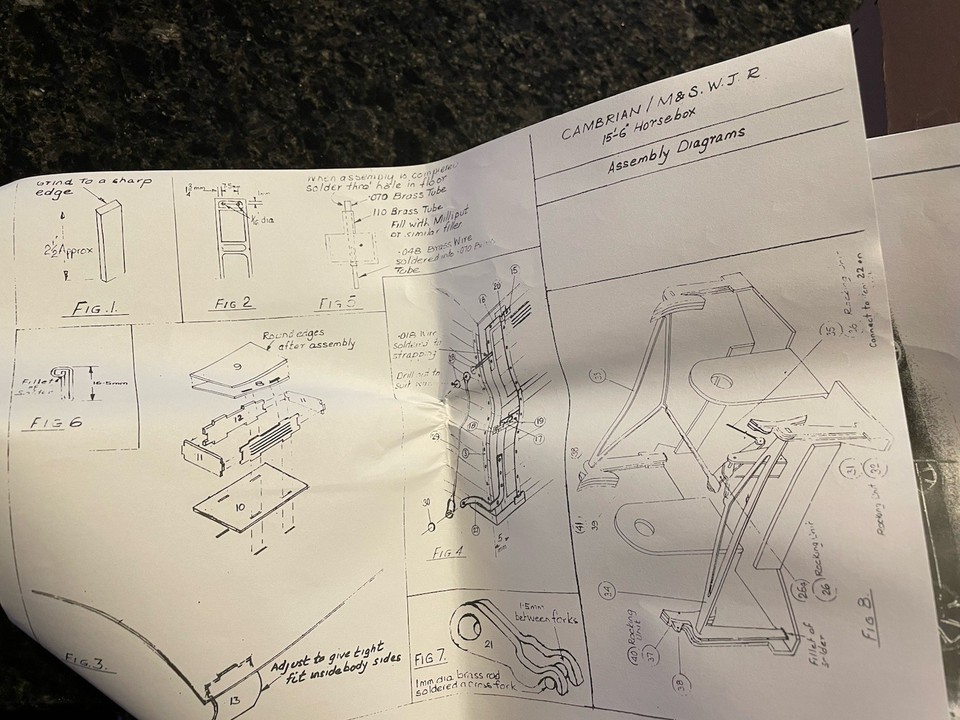 MSWJR/Cambrian/GWR 7mmO Gauge Finescale 15ft 6in Horse Box Kit - MSC ...