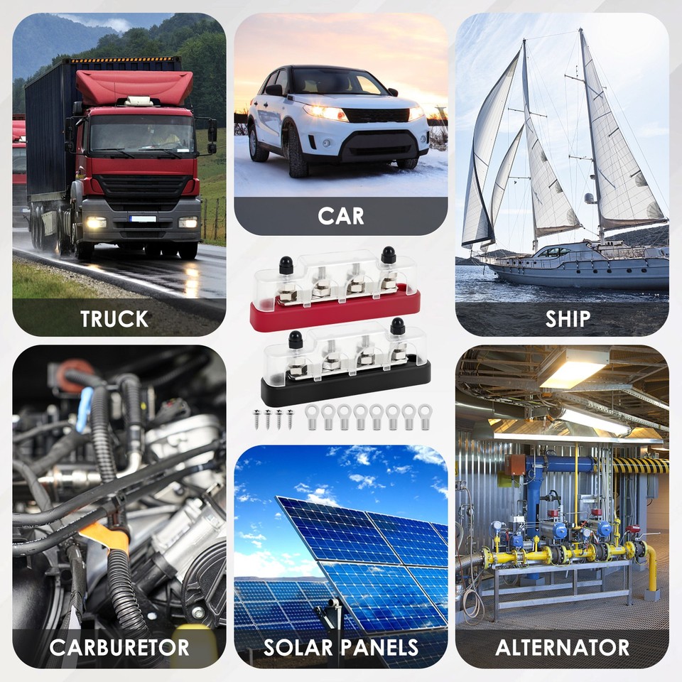 2 Pcs Bus Bar Practical Power Distribution Block Versatile Bus Bar BrwBs | eBay Australia