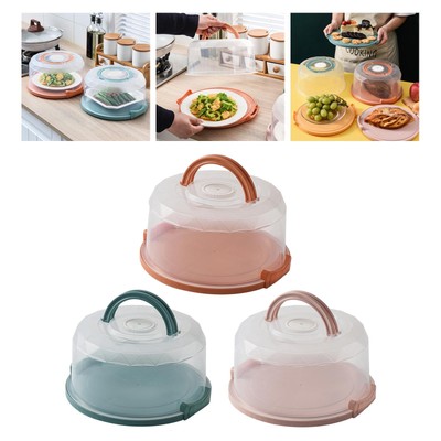 8inch Portable Cake Carrier Dustproof Cake Stand for Party Picnic ...