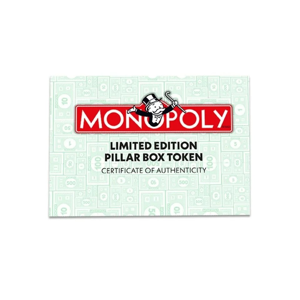 Royal Mail Limited Edition Pillar Box Token | eBay UK