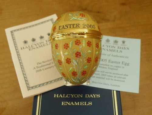 Halcyon Days Annual Easter Eggs - Sold Individually - 2 1/4"(5.75cms) | eBay UK