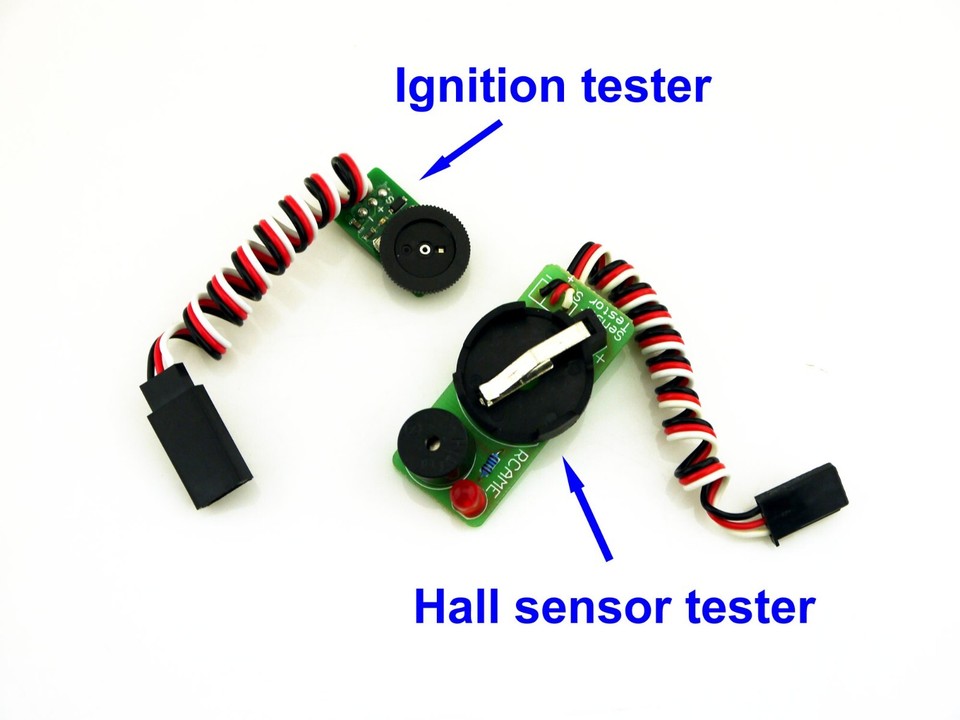 Rcexl CM6-10mm 120° Cap Ignition CDI W/ Hall Sensor Set for Gas Engine ...