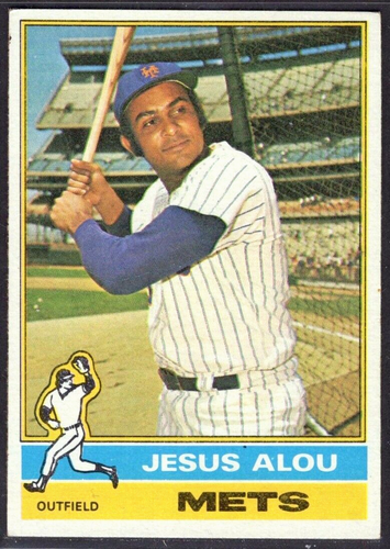 1976 Topps Baseball Card #468 Jesus Alou New York Mets EX-MT *eb | eBay
