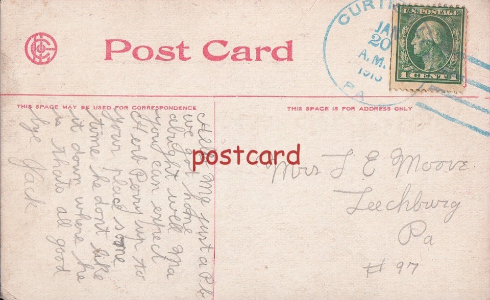 1916 "Help me get a mother-in-law" HOT AIR SHOTS, mailed to Mrs L. E ...