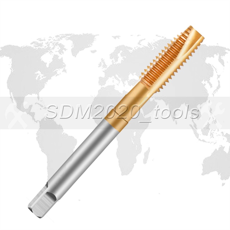1/2-13UNC right-hand Machine TiN Ti plated tap Threading Tools 1/2in-13 ...