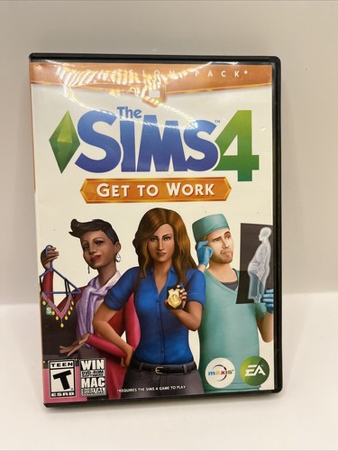 PC: Sims 4: Get To Work Computer Video Game Simulation 14633733143 | eBay