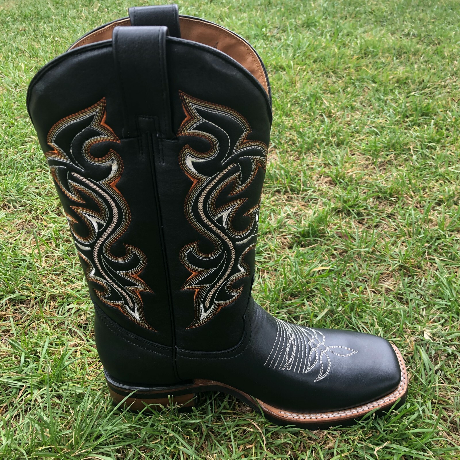 Men's Cowboy Western Rodeo Boots Bota Vaquera Mexicana de Leon Gto Est ...