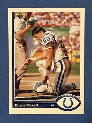 Duane Bickett 1991 Upper Deck Base #177 Indianapolis Colts | eBay