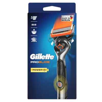 Gillette ProGlide Power Razor Handle + Battery + 1 Blade | Flexball ...