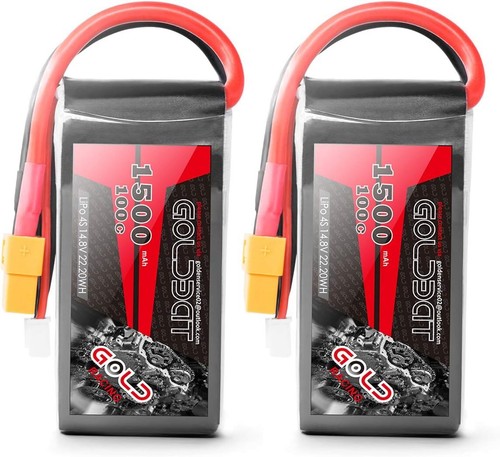 4S 1500mAh 100C 14.8V LiPo Battery Pack with XT60 Plug for Heli ...