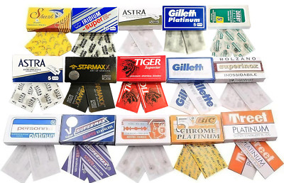 Double Edge Razor Blade Sample Pack (2x each) | eBay