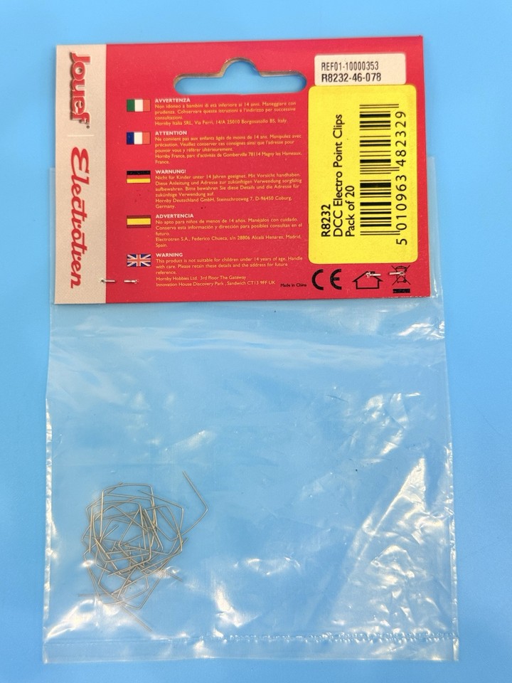 HORNBY R8232 DCC ELECTRO POINT CLIPS PACK OF 20 NEW ! | eBay UK