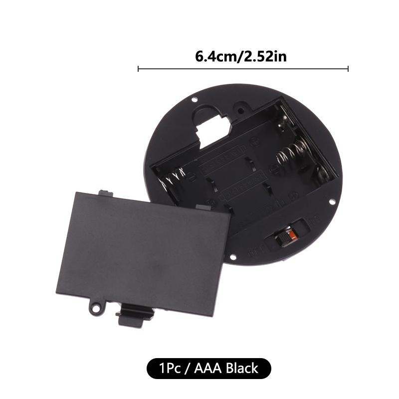 1/3Pcs 3 AAA/AA 4.5V Battery Case With Switch Cover Embedded Battery ...