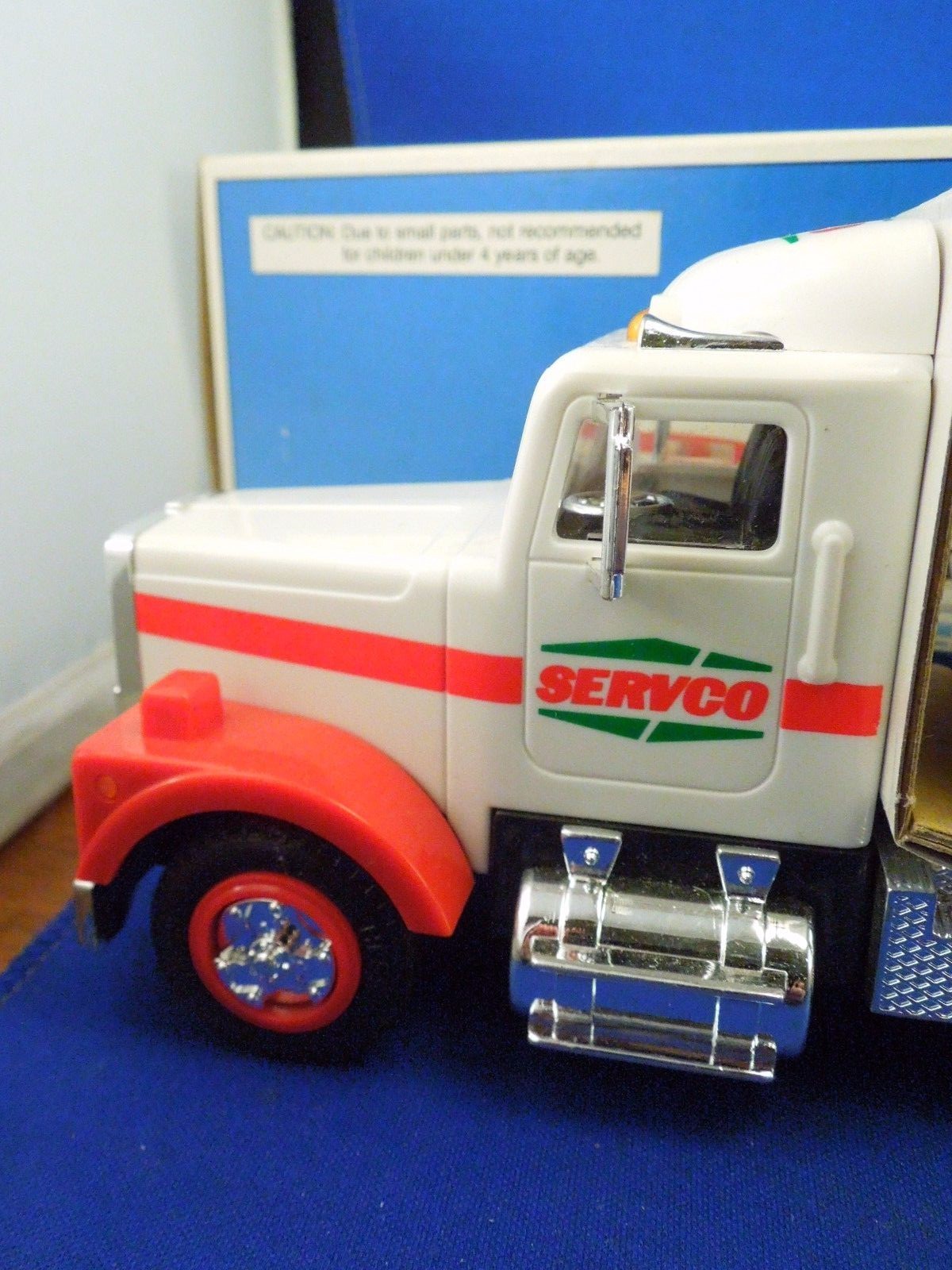 Vintage 1991 Servco Gasoline Toy Tanker Truck w Box - Dual Sound Switch ...