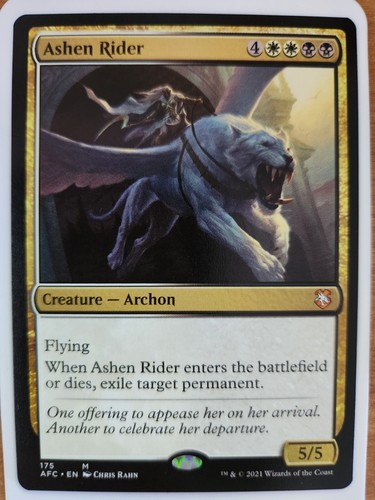 Ashen Rider NM Commander: Adventures in the Forgotten Realms MTG FREE ...