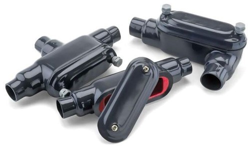 Robroy Industries PRHLB68, Rigid Conduit Body, 2 Form 8 Lb Fitting, 1 ...