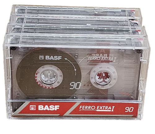 4 BASF Ferro Extra I 90 Blank Audio Cassette Tapes Korea TAPES | eBay