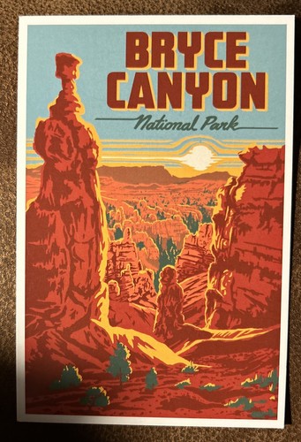 Bryce Canyon National Park Hoodoos Inspiration Point Postcard | eBay