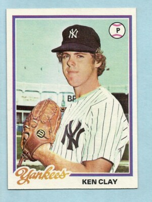 1978 Topps Baseball Ken Clay #89 New York Yankees NM/MT ** SET BREAK ** | eBay