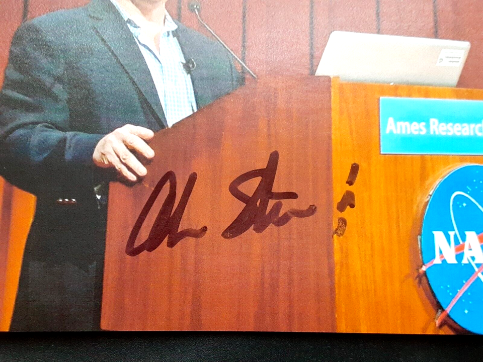 ALAN STERN NASA ENGINEER PLANETARY SCIENTIST AUTOGRAPHED SIGNED 4x6 ...