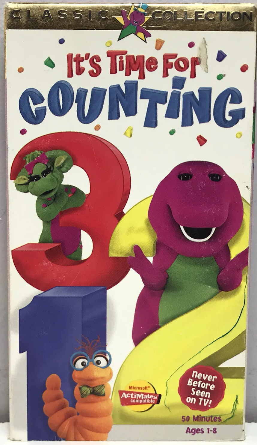 Barney Friends Time for Counting Classic VHS | Grelly USA