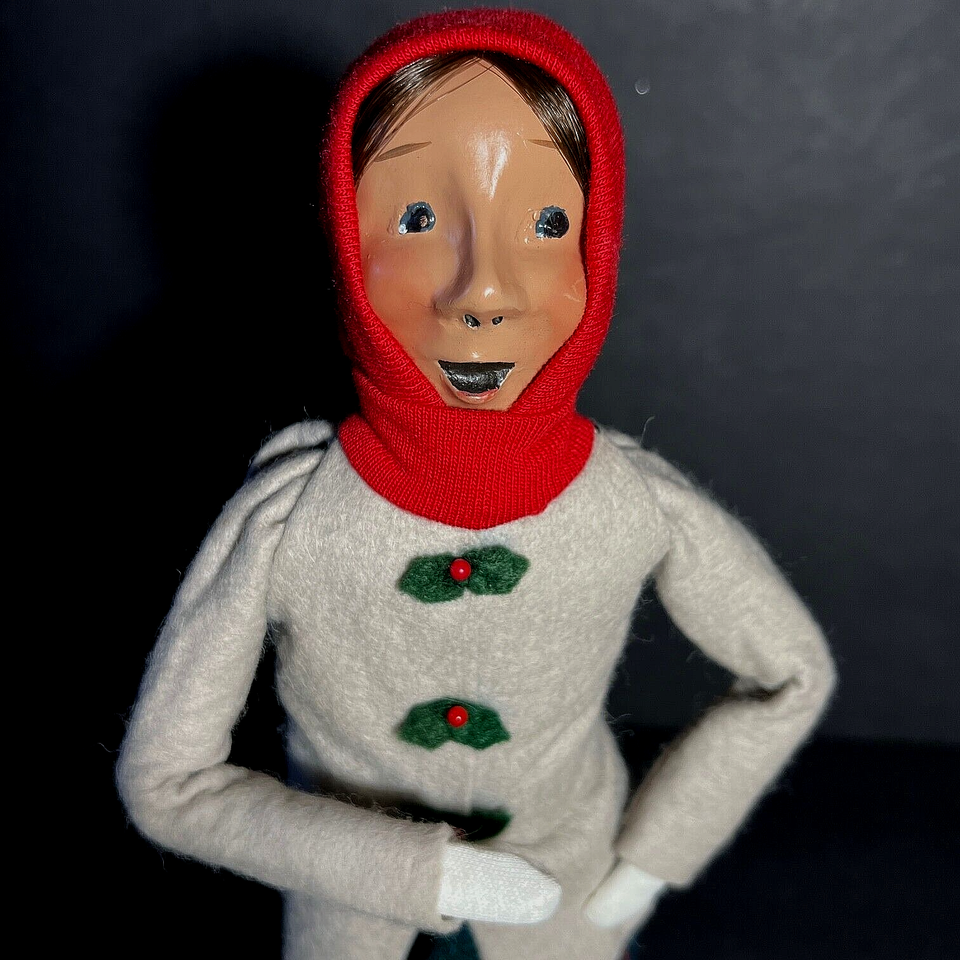 Vtg Byers' Choice Skaters 3 Pc Set - Man, Woman, Boy Signed & Numbered ...