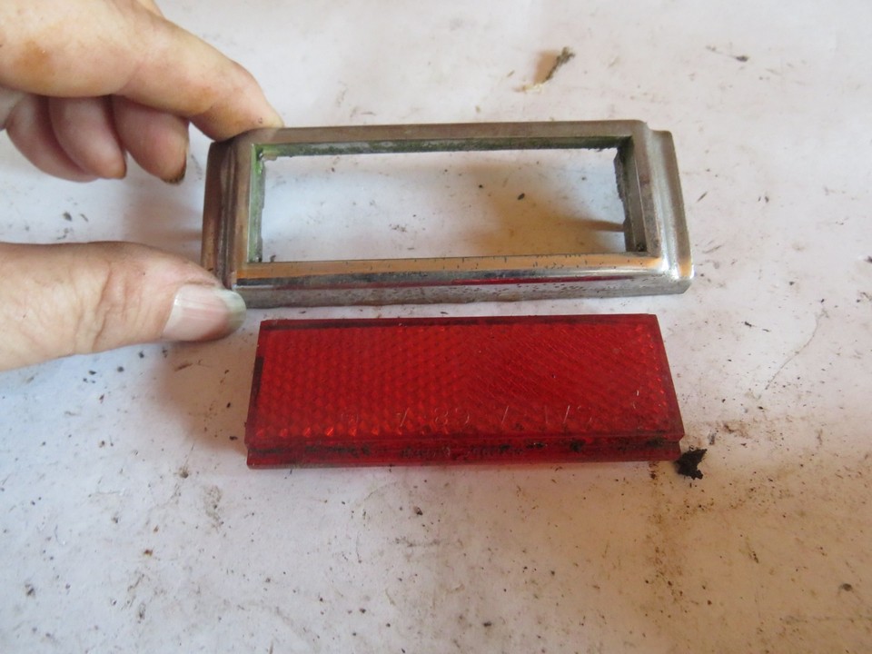 68 AMC AMERICAN RAMBLER ROGUE SCRAMBLER S/C REAR MARKER LENS AND BEZEL ...