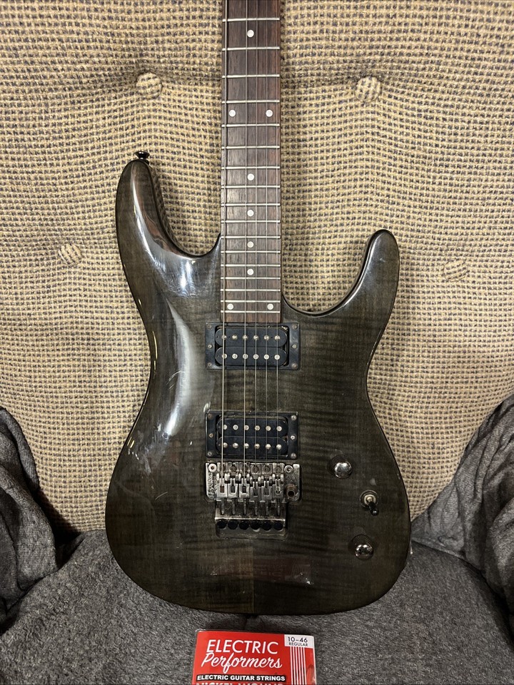 dean vendetta electric guitar Quilted Greenish Grey With Gig Bag | eBay