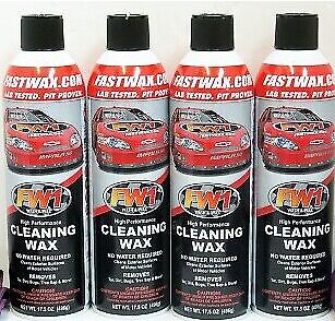 Waterless Wash Carnauba & Wax Fastwax FW1 Spray Can Removes Cleans Tar ...