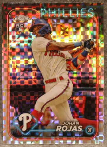 2024 Topps Chrome Johan Rojas X-Fractor RC #273 | eBay