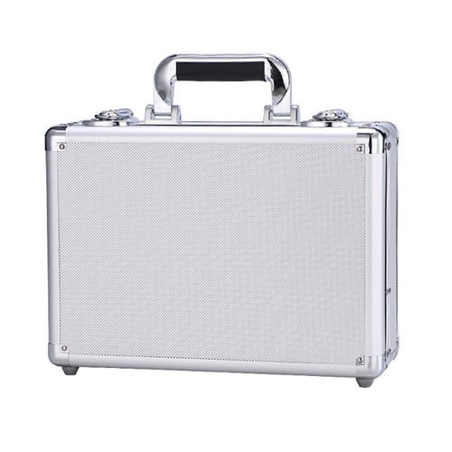 Small Carrying Case Aluminum Flight Cases Silver Portable Equipment ...